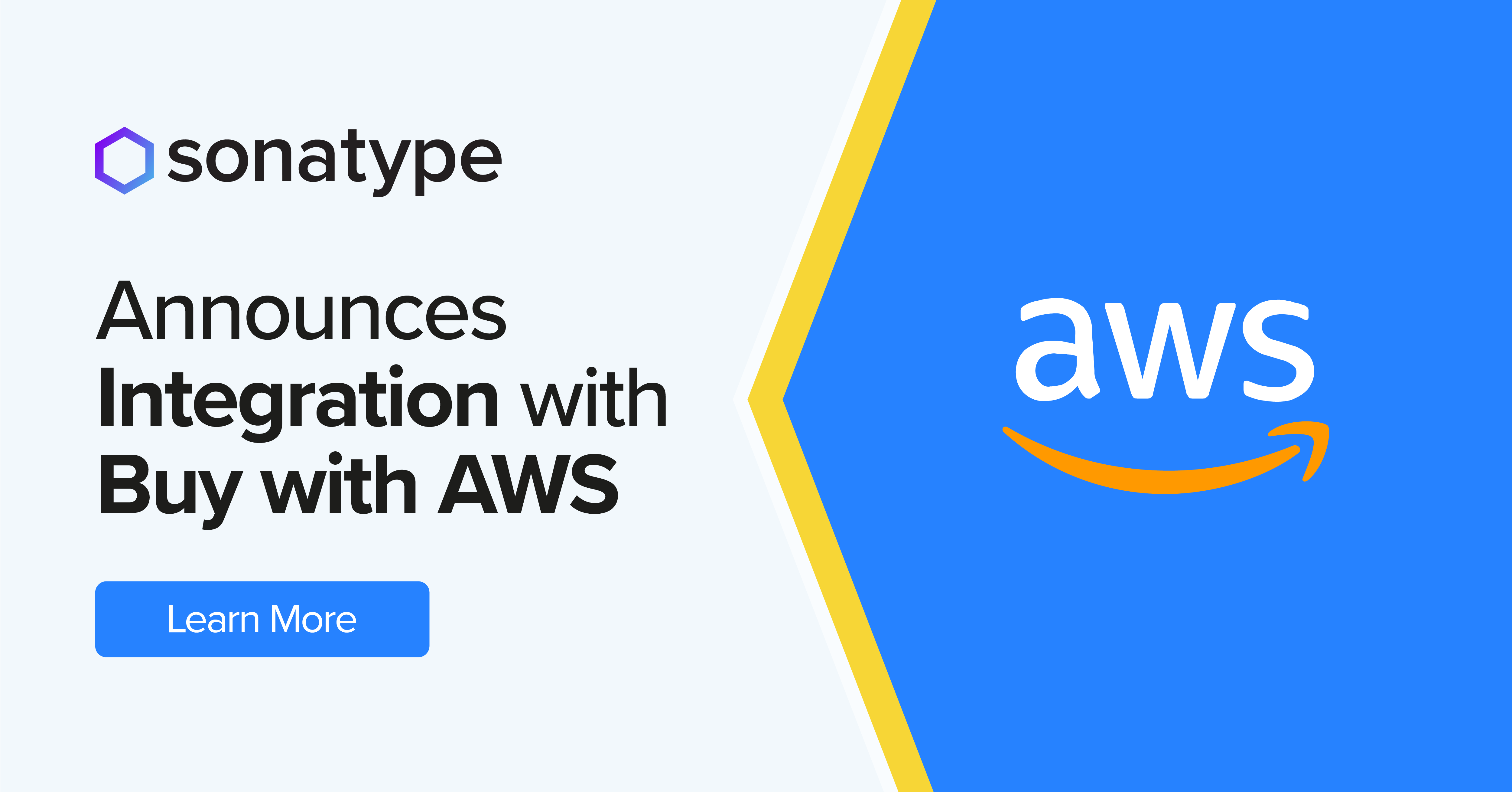 Sonatype Announces Integration with Buy with AWS, Offering Simplified Procurement for AWS ...